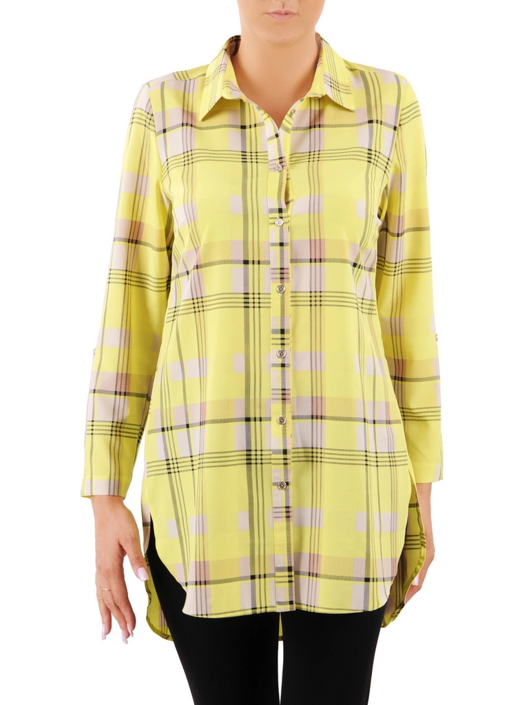 Długa, asymetryczna koszula damska 36354 | Sklep online ModBiS.pl